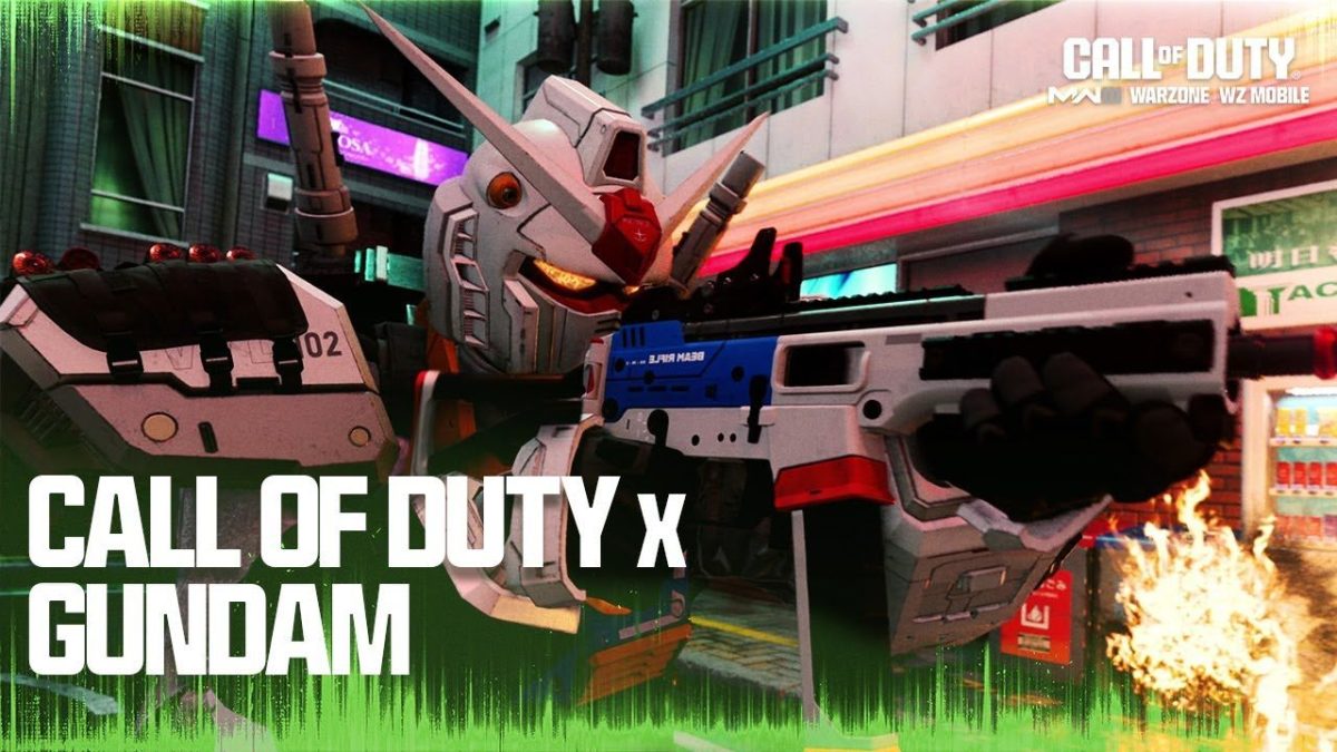 Collab de Gundam com Call of Duty ganha trailer
