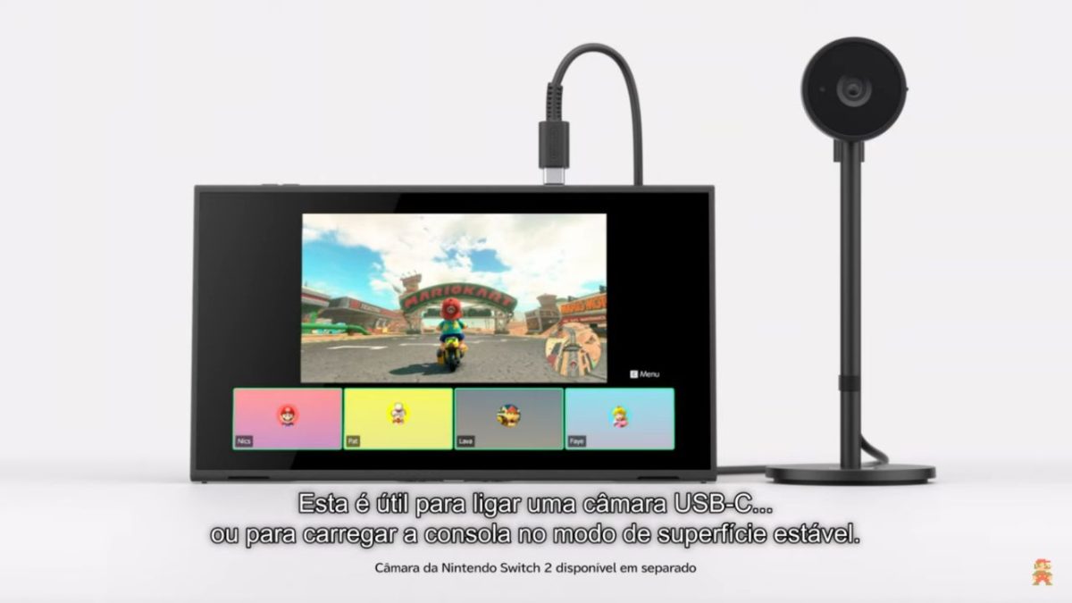 Especificações técnicas do Nintendo Switch 2